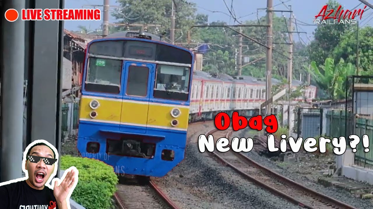 🔴 LIVE UJI COBA KRL JR 203-106 "SI OBAG" - YouTube