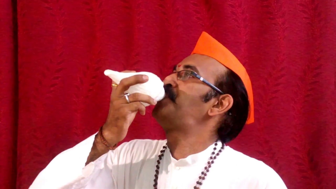 how to blow shankh | शंख नाद सीखें | shankh naad | | religious conch ...