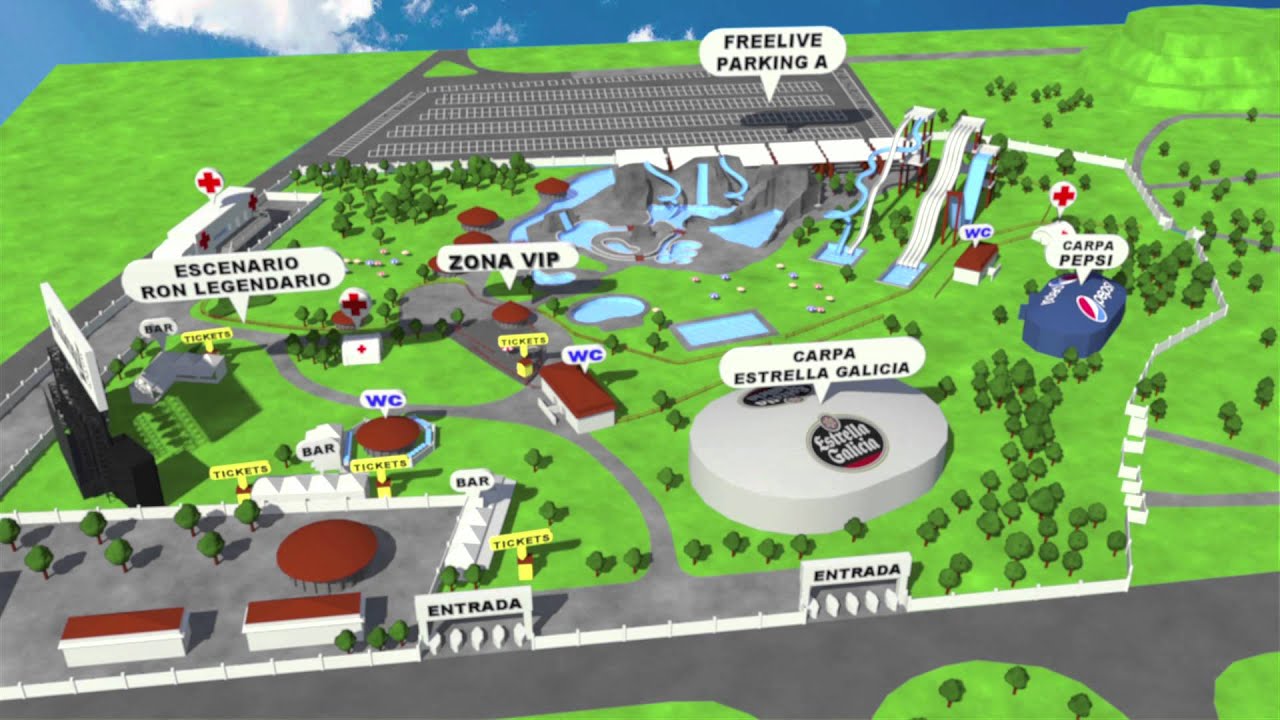 Visita virtual y video flyer por el mapa de Freelive Festival 2013 ...