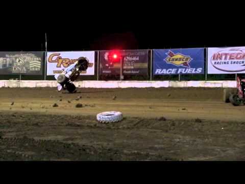 Schuerenberg flip-USAC at Ocala Bubba Raceway Park - YouTube