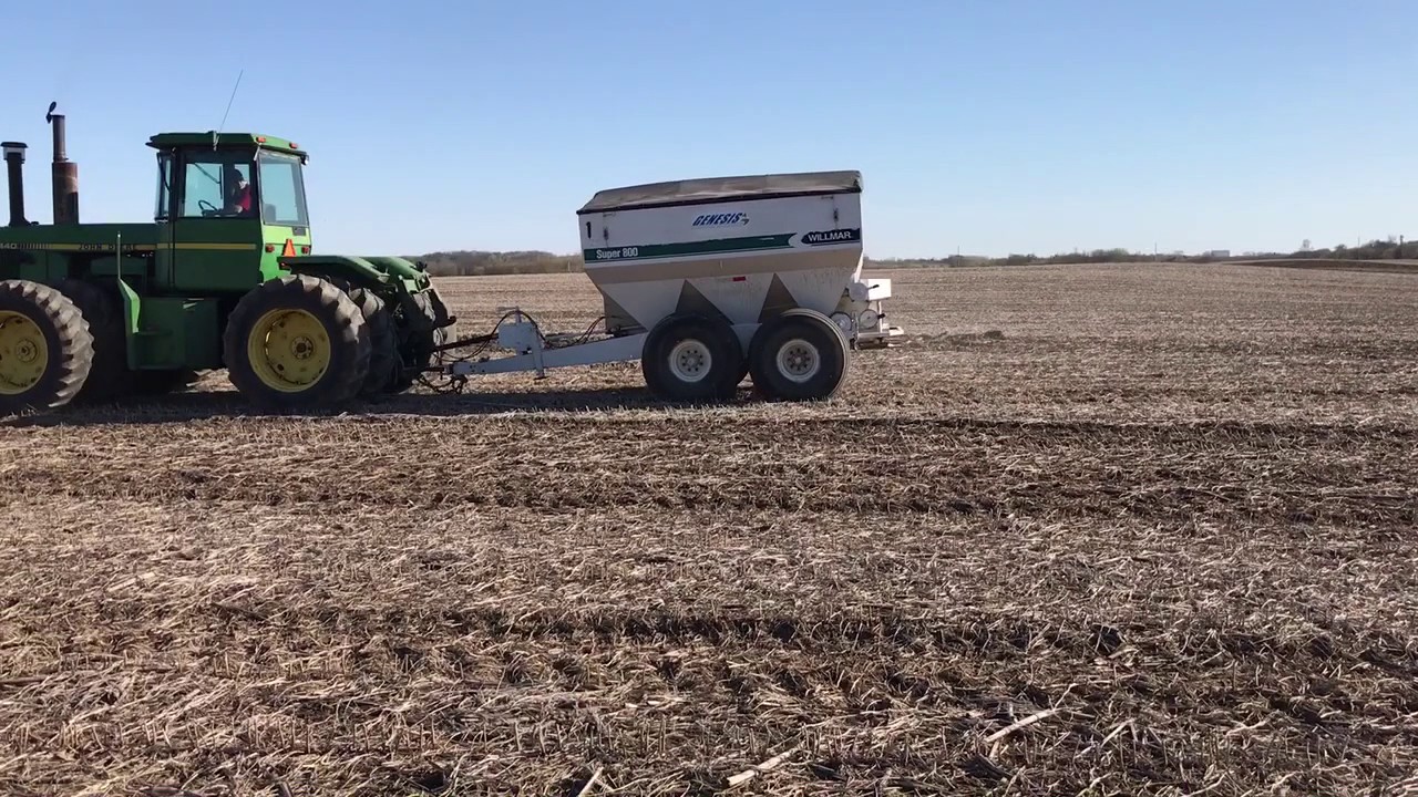 Testing the Fertilizer Spreader - YouTube