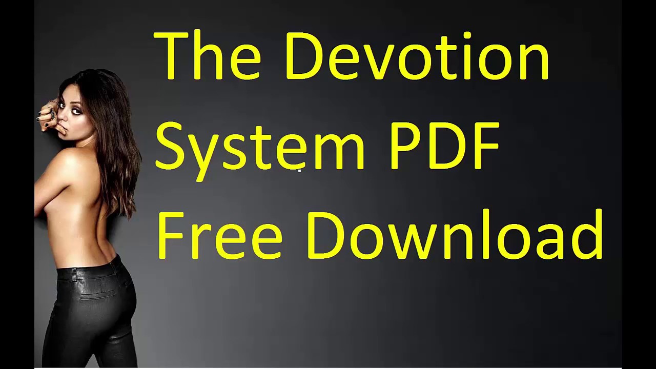The Devotion System Amy North PDF FREE Download - YouTube