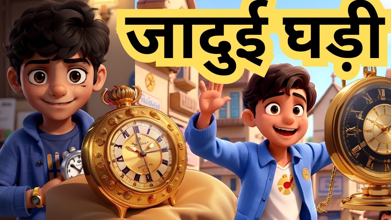 हिंदी कहानी/ जादुई घड़ी/Jadui Ghadi/bedtime story #hindikahanian # ...