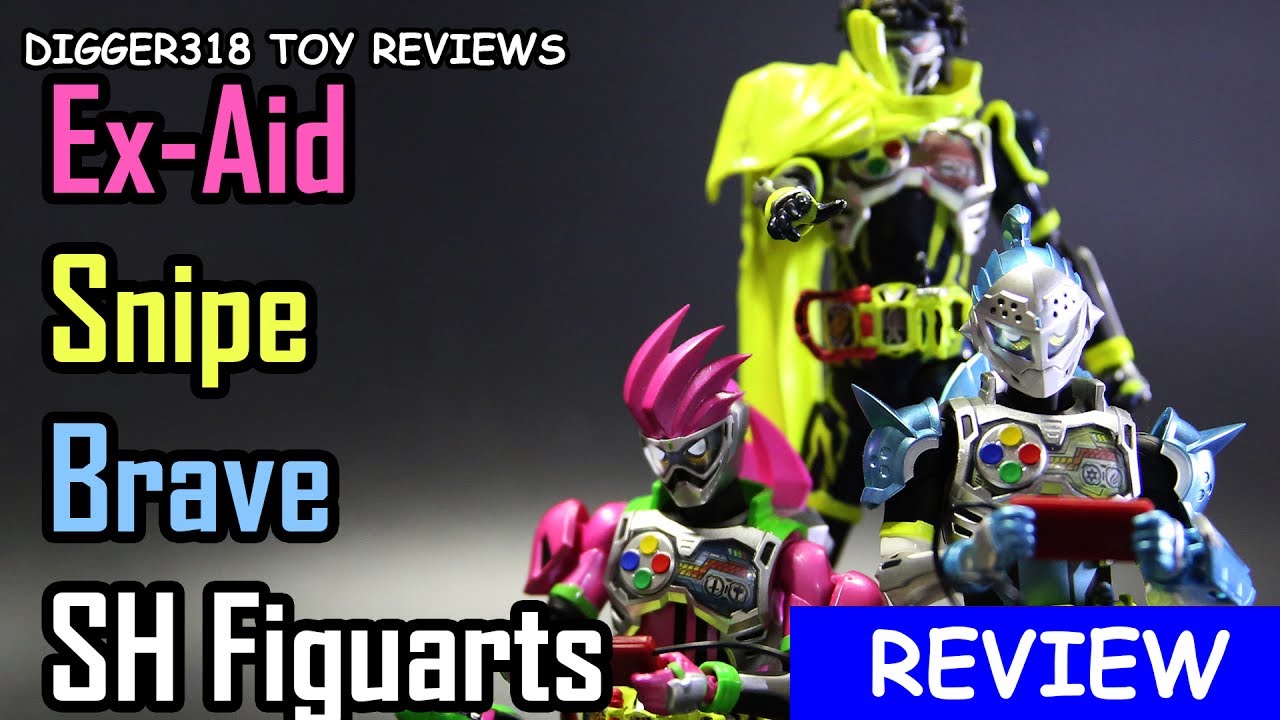 SH Figuarts Kamen RIder Ex Aid Beginning Set Might Action X Taddle ...