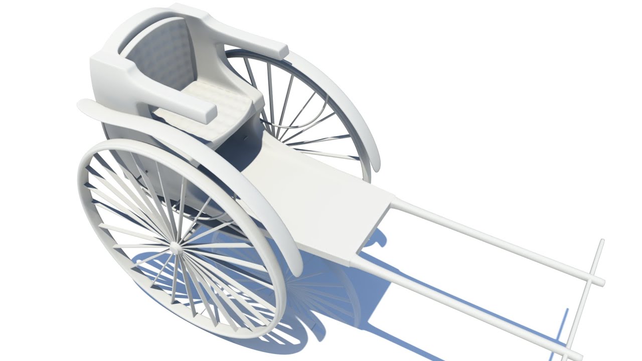 Maya tutorial : How to model a Rickshaw - YouTube