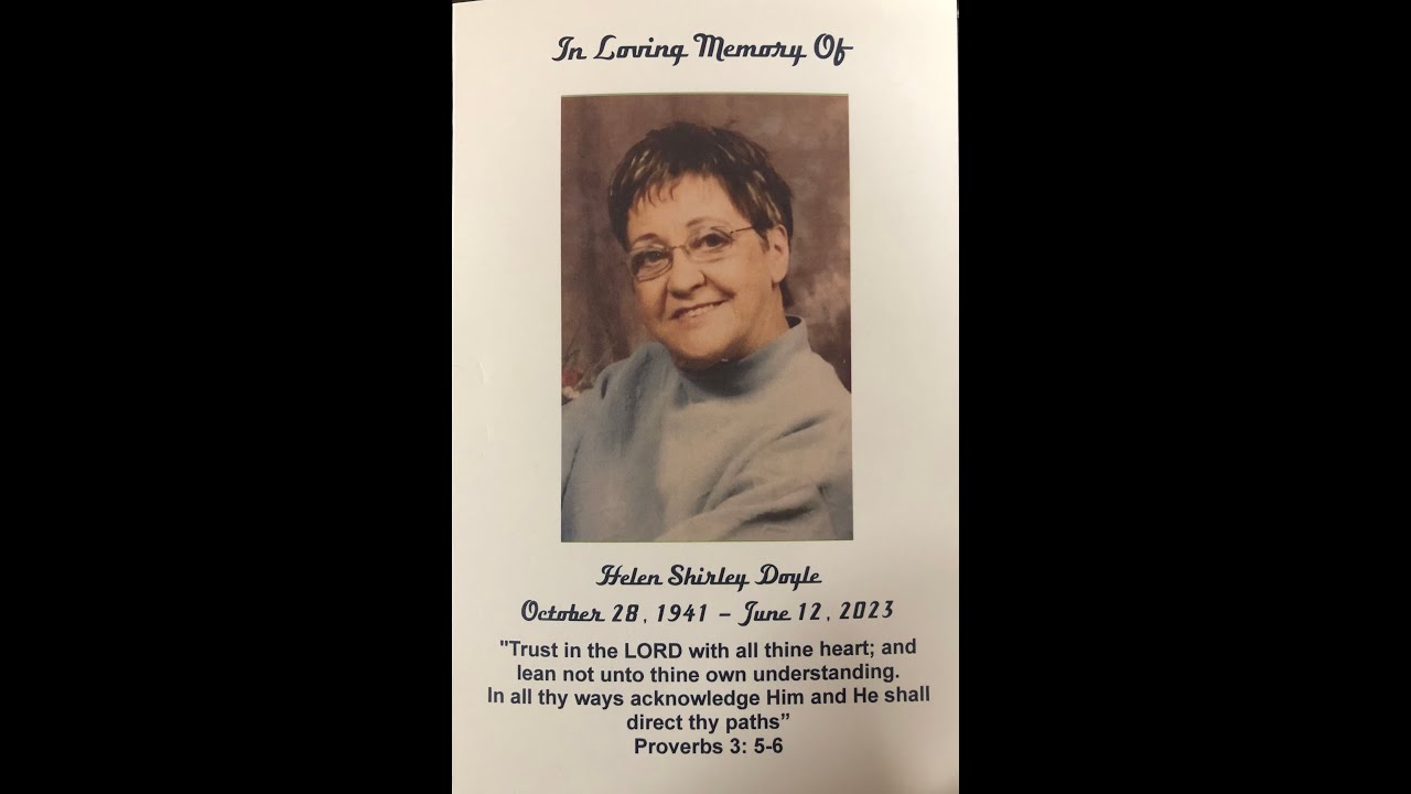 06-24-2023 Helen Doyle Memorial - YouTube