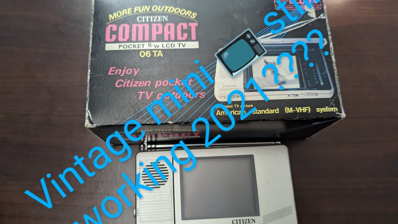 Unbox Mini Tv vintage 📺 Citizen - YouTube