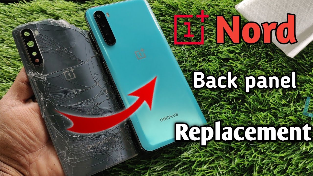 One plus Nord original Back glass replacement - YouTube