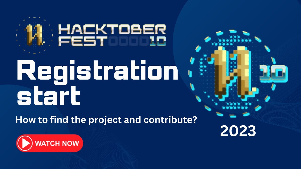 Hactoberfest - 2023 : Registration Star || opensource contribution || #codervivek #hacktoberfest ...