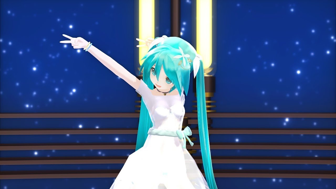 【MMD】 白あっぴーで ♪ Blue Star ♪ - YouTube