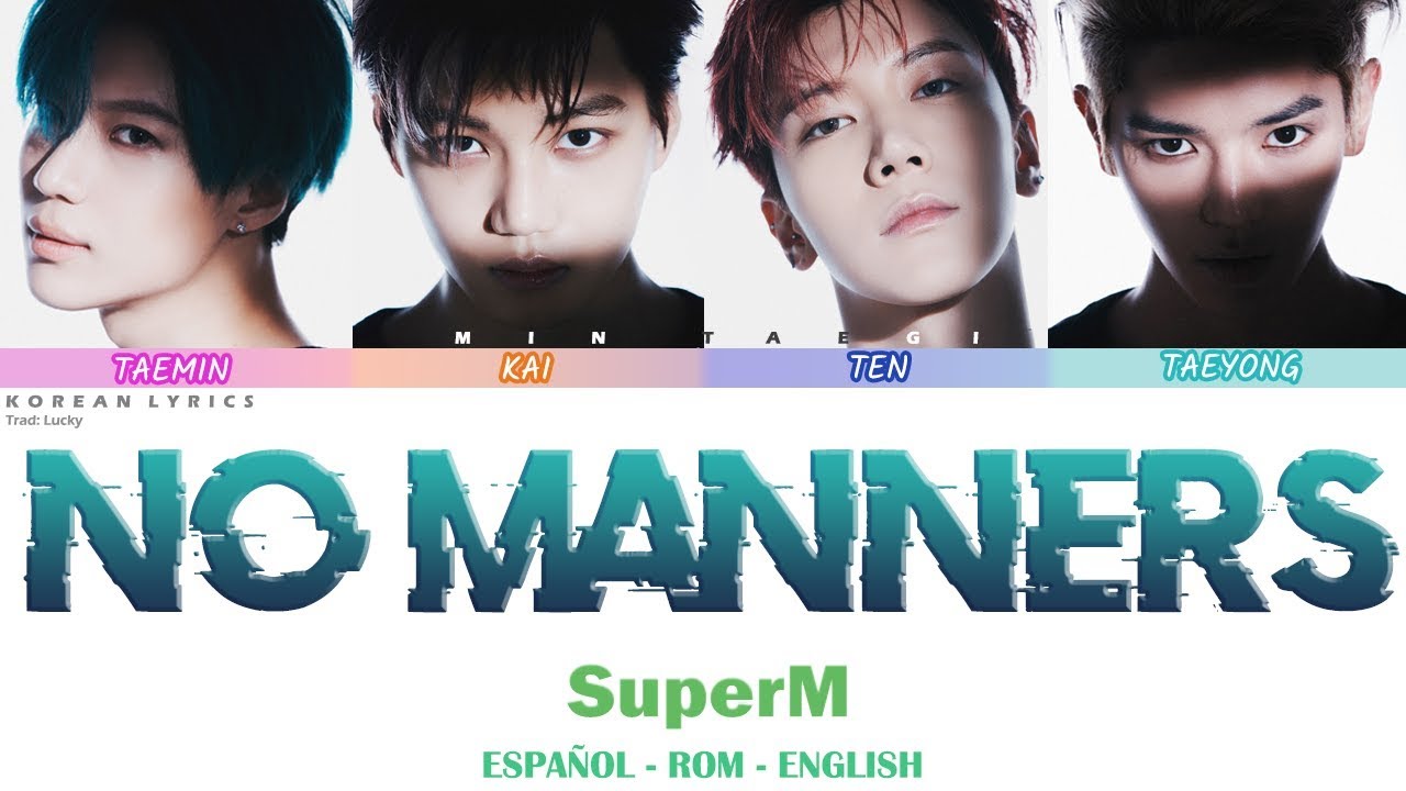 SuperM - No Manners | Lyrics: Español - Rom - English - YouTube