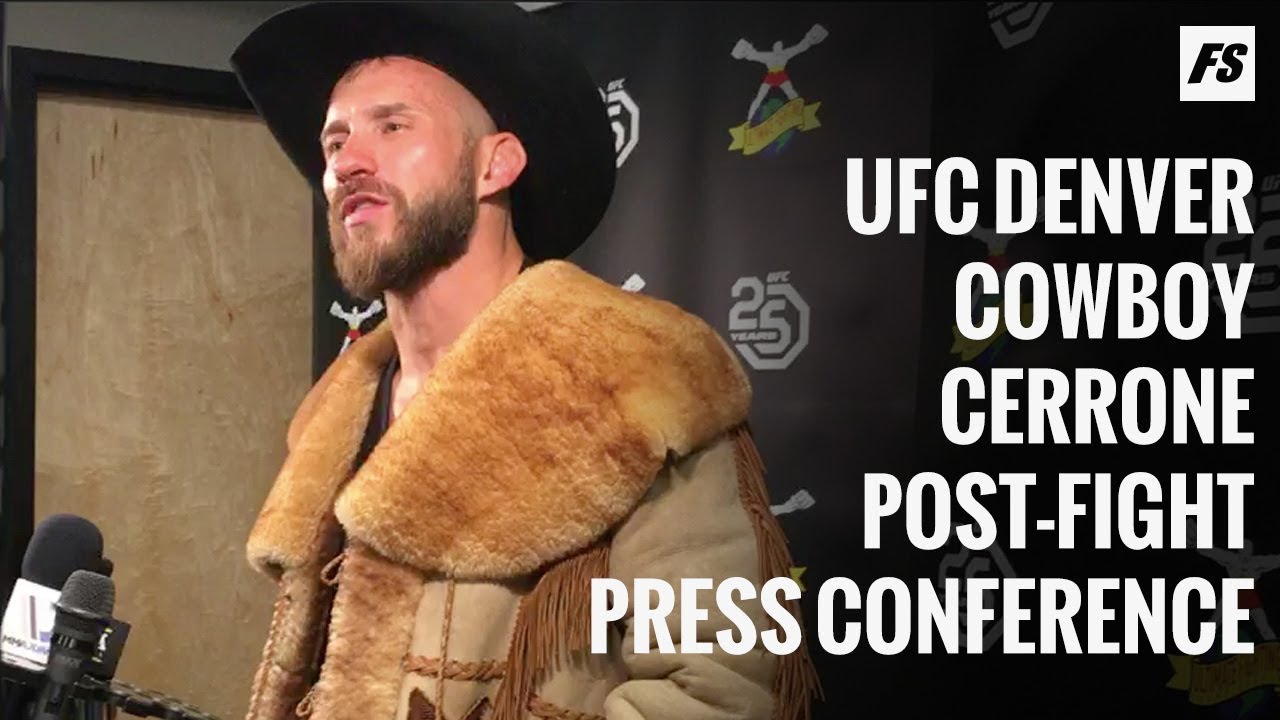 UFC Denver: Donald "Cowboy" Cerrone post fight Interview - YouTube