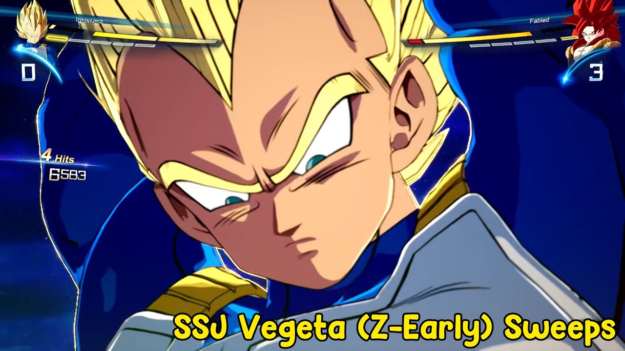 SSJ Vegeta (Z-Early) Sweeps - YouTube