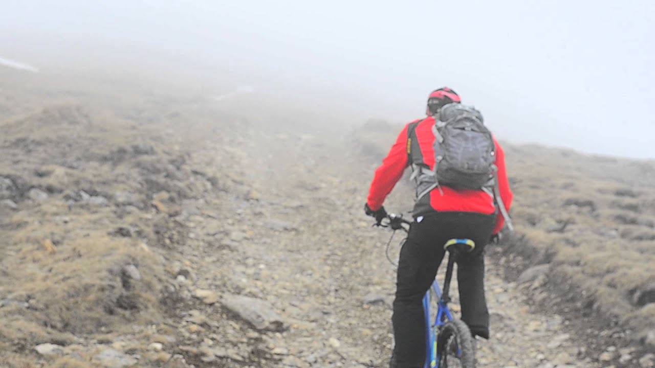 Bike ascension Vf. Tarcu 2190m - YouTube