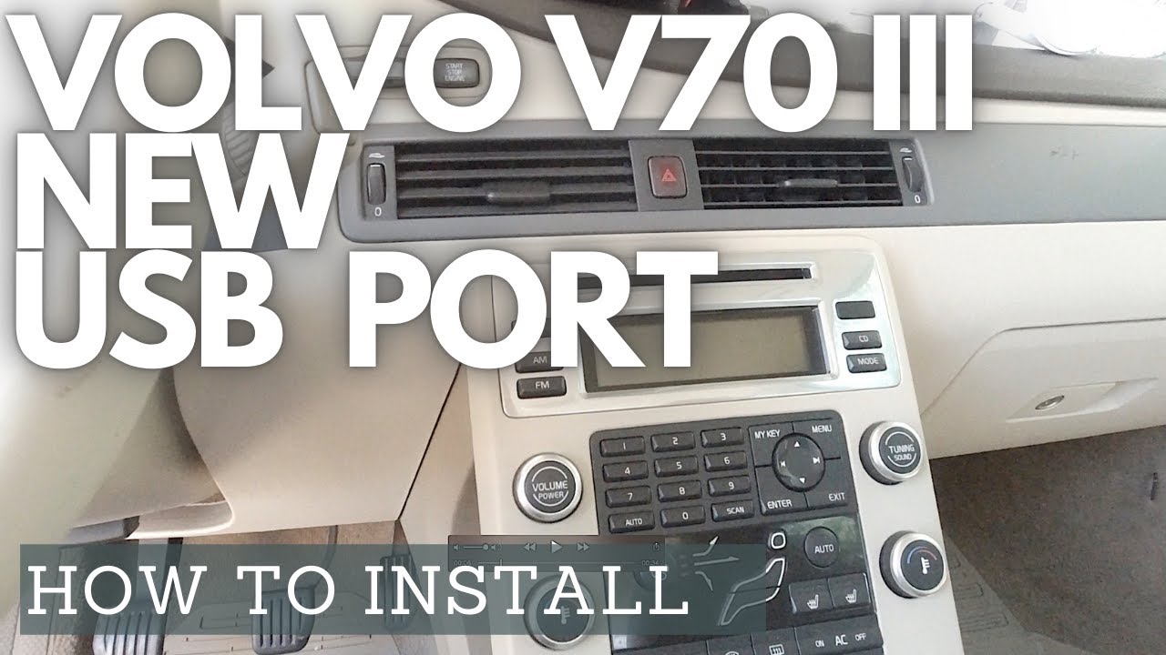 How to install USB ports on your Volvo V70 2006 to 2016. Could be ...