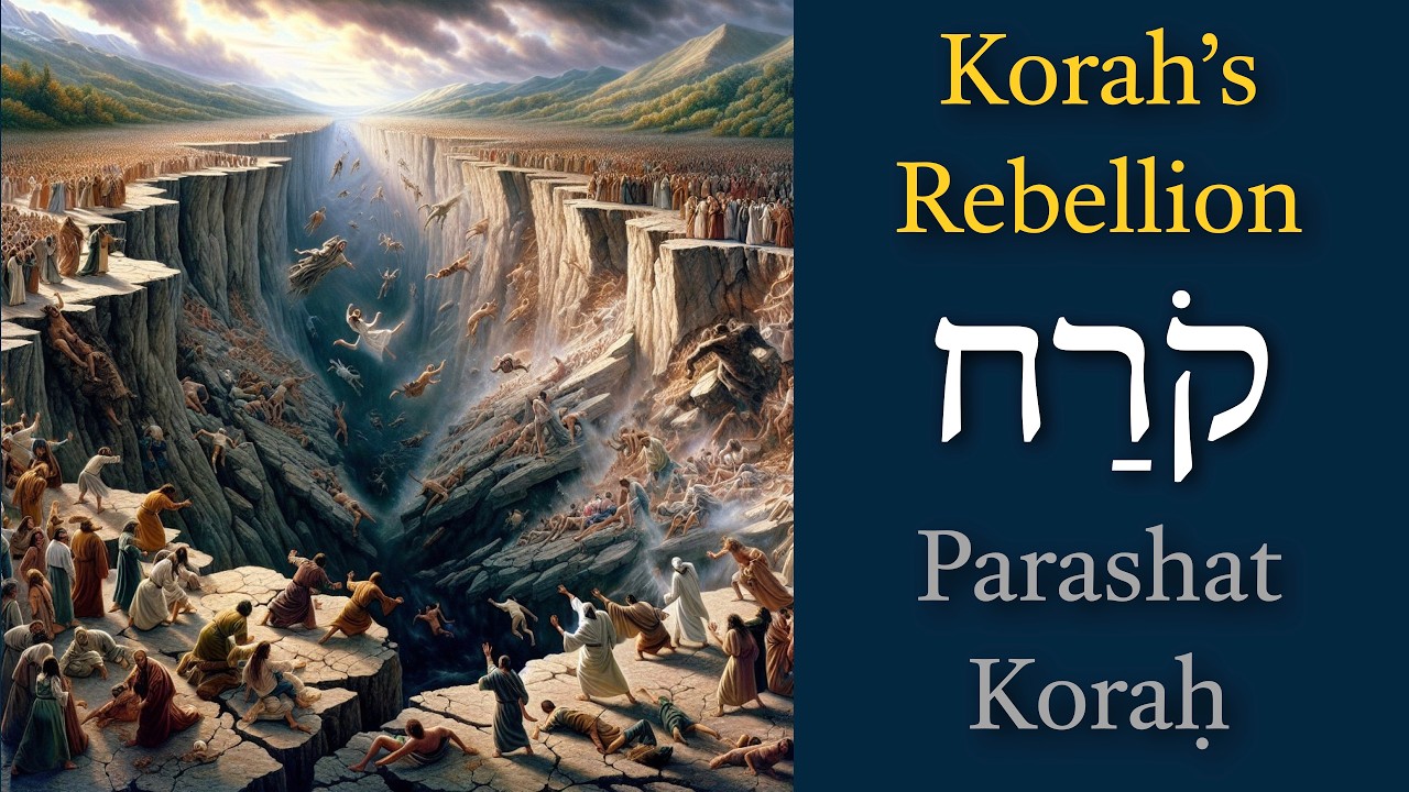 Earth Swallows Korah & His Men (Parashat Korah) - YouTube