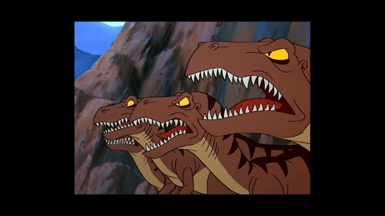 Land Before Time 3 Sharpteeth Roar (Velociraptors) - YouTube