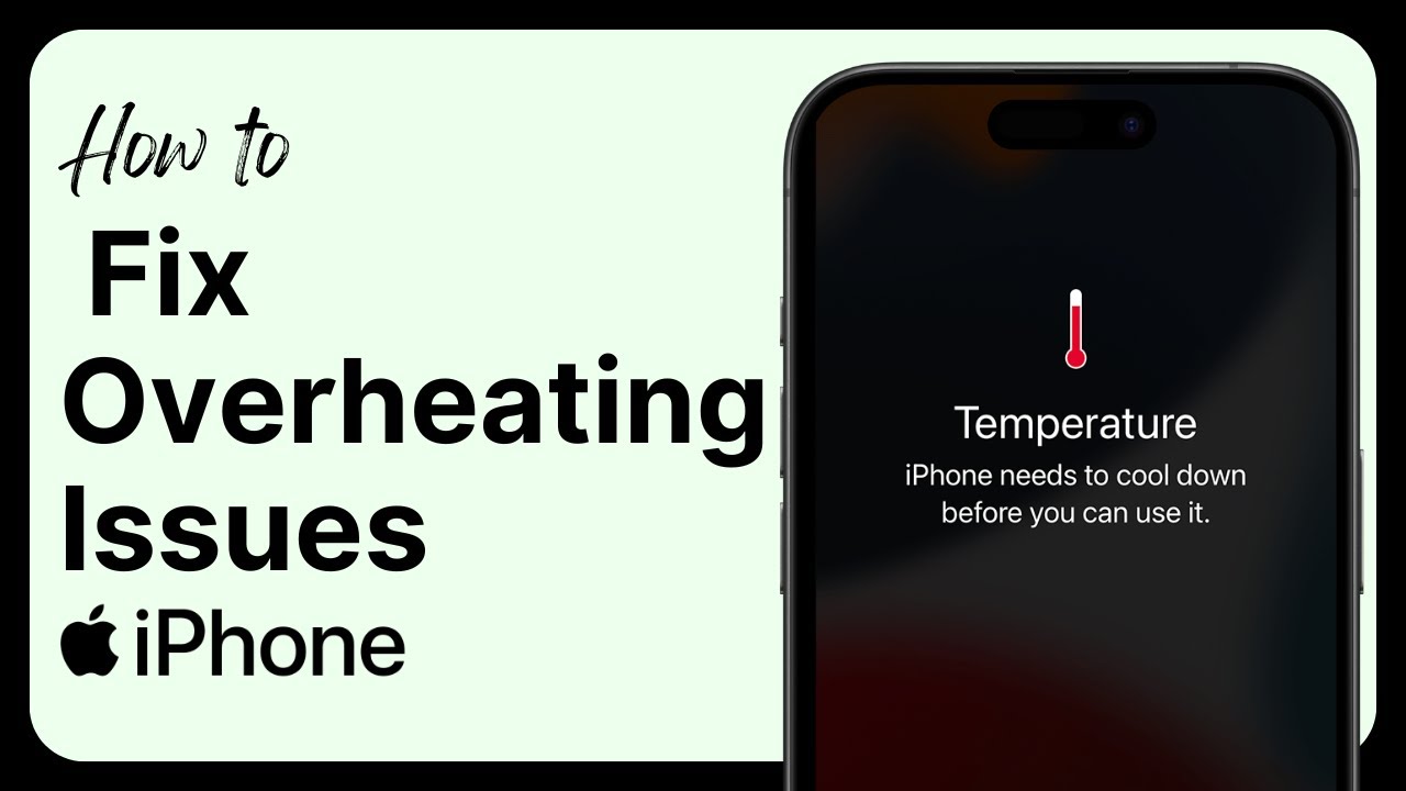 How to Fix iPhone Over Heating Issue (2025) - YouTube
