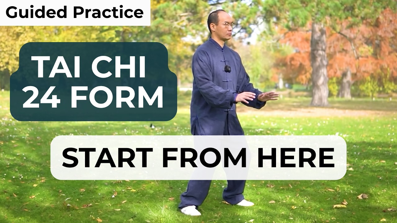 Yang Style 24 Form Tai Chi Step by Step: Commencing Form (Tutorial ...