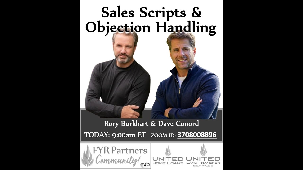 Get the Lead, Close the Sale! Scripts & Objection Handlers w Rory ...