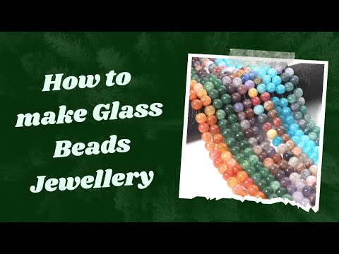 DIY Glass Beads Jewelry Tutorials | Glass Beads Jewellery making ...