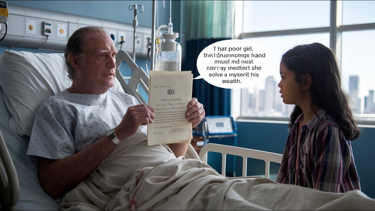 Dying Rich Man Gives His Will to Poor Girl, But She Must Solve a ...