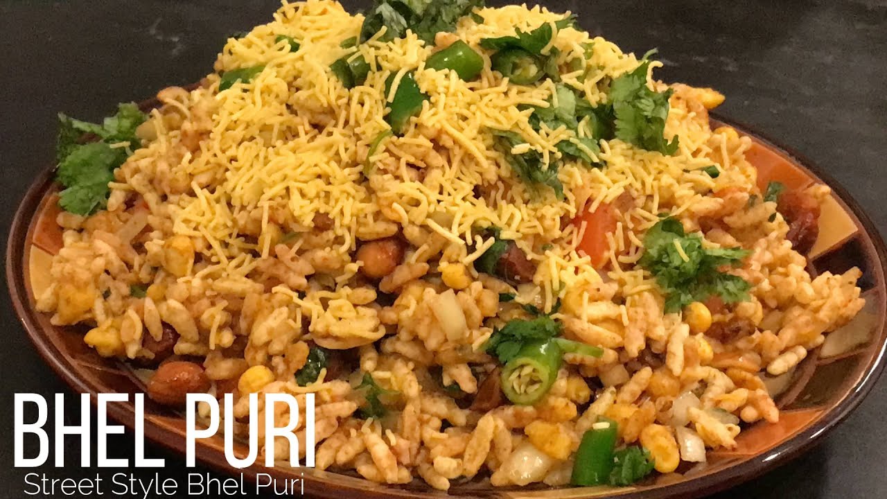 Bhel Puri | Mumbai Style | Street Style Bhel Puri- भेल पुरी | स्ट्रीट ...