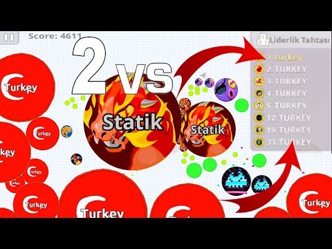 INSANE REVENGE DESTROYING TURKEY CLAN!! 2 vs 18 (AGAR.IO MOBILE)
