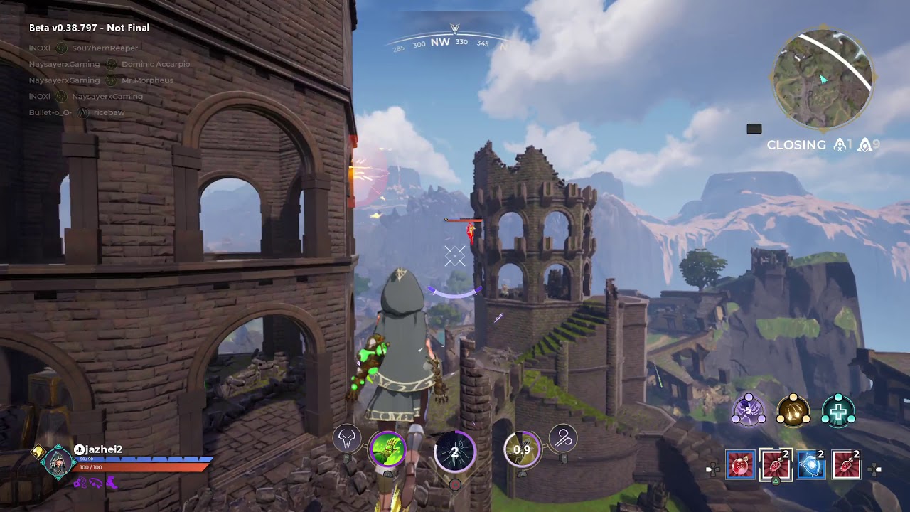 Tempest game play no aim assist with tracking talent - YouTube