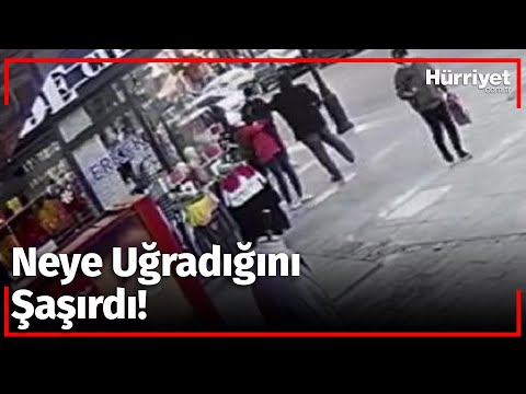 Kaldırımda Bekleyen Kıza Yumruk Atıp Gitti! Hayatının Şokunu Yaşadı
