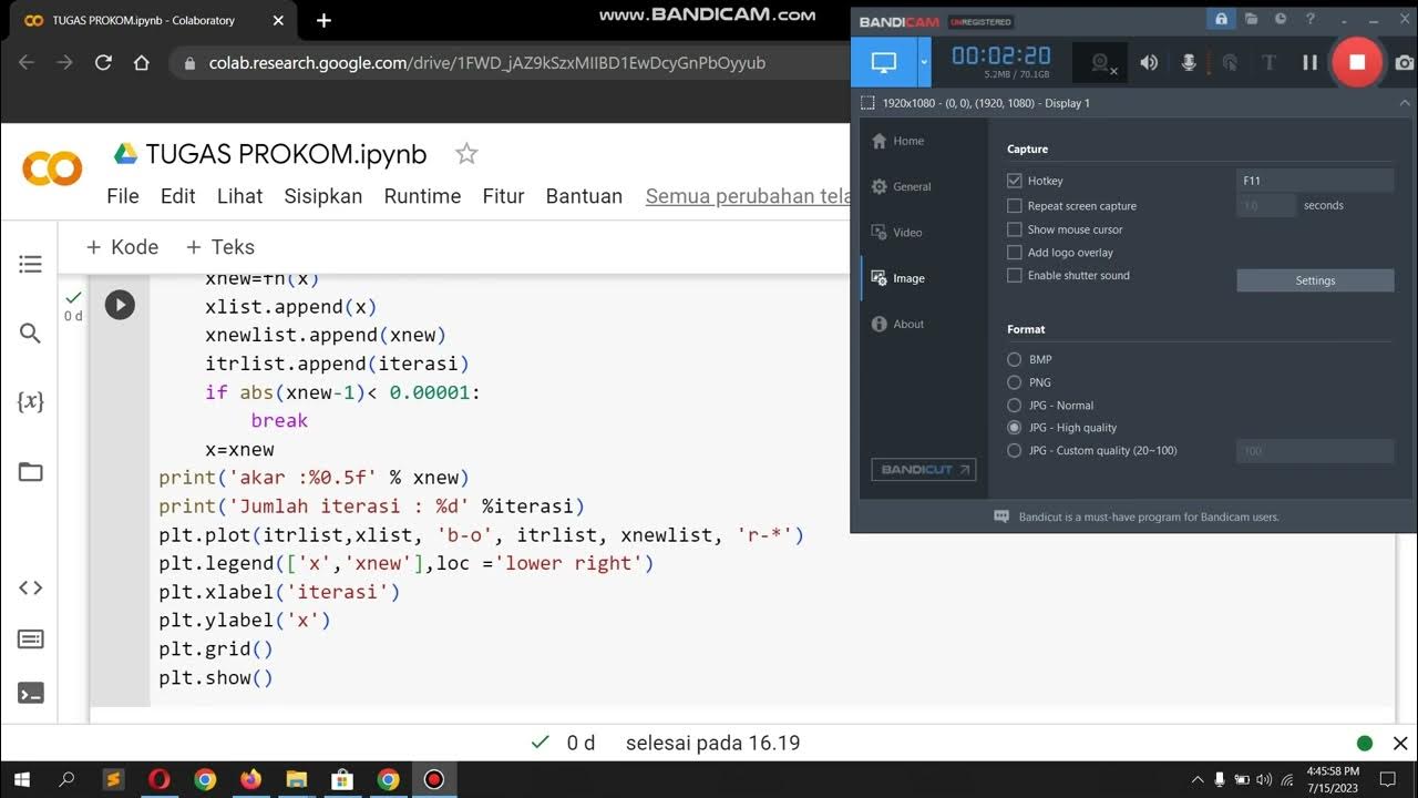 Penyelesaian soal metode numerik dengan PYTON (Program Komputer) - YouTube