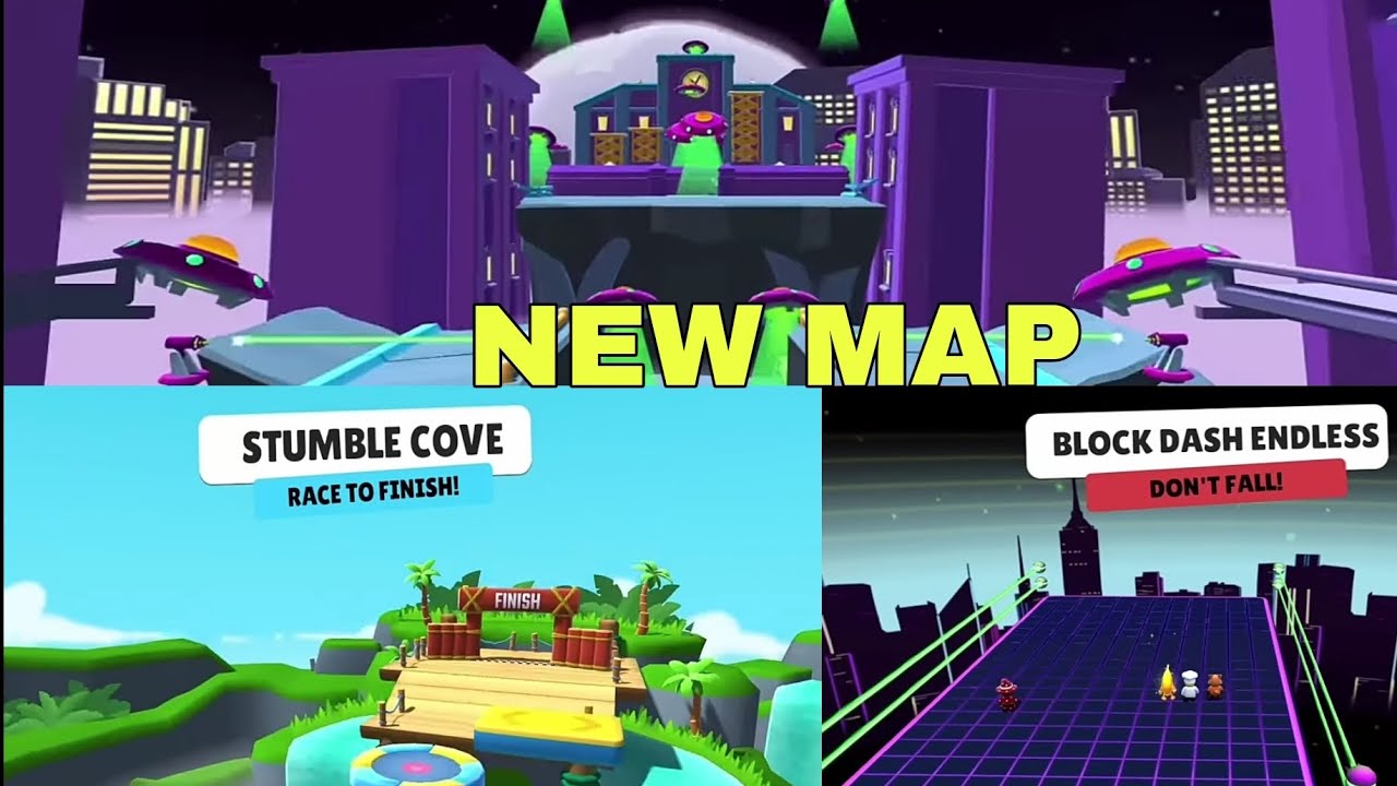 *NEW MAP* 3 New map - Stumble guys Update 0.48.1 - YouTube