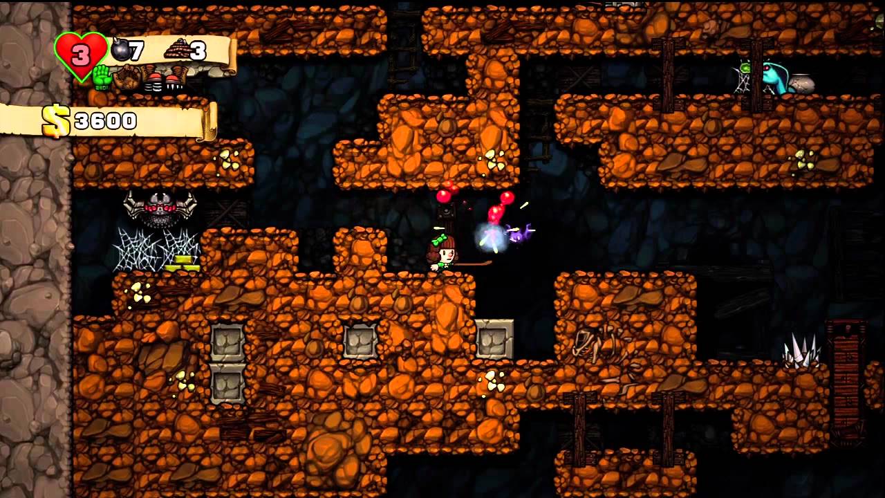 Spelunky - Deathmatch + Gameplay Walkthrough / Let's Play - Part 3 [HD ...