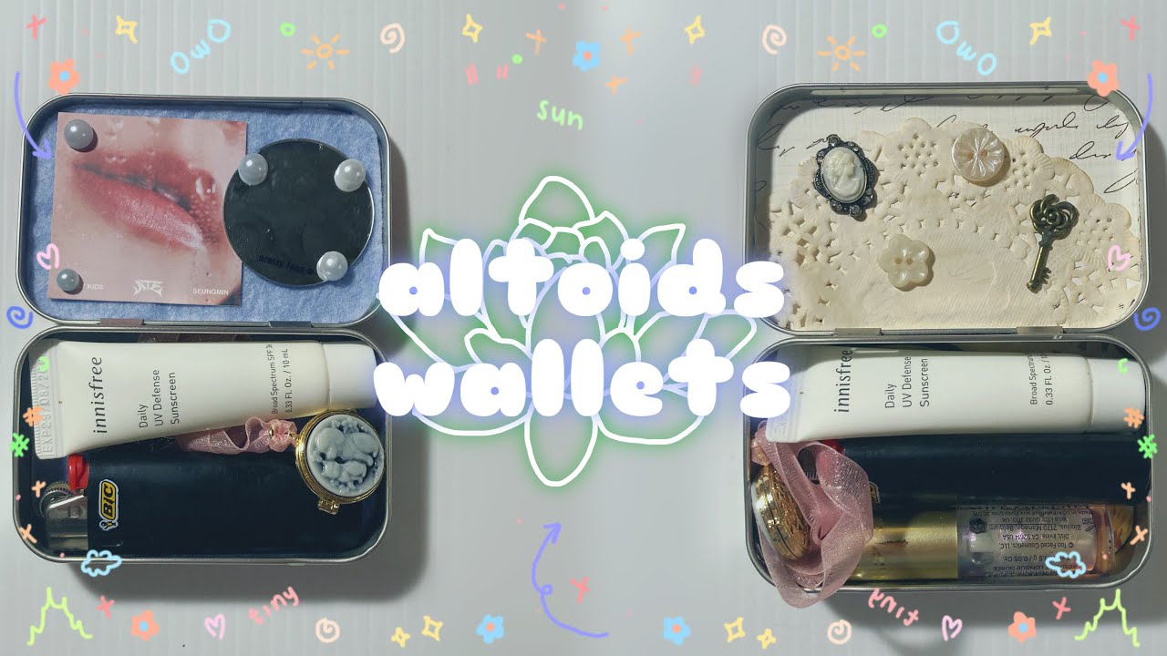 ⋆𐙚 ALTOIDS WALLET ₊˚⊹♡ diy altoids wallet ideas - YouTube