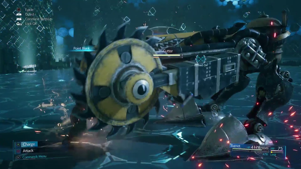 Final Fantasy VII Remake combat simulator - YouTube