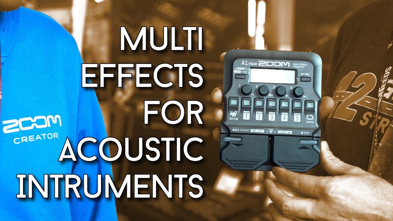 Effects on a budget! Zoom goes Acoustic! - YouTube