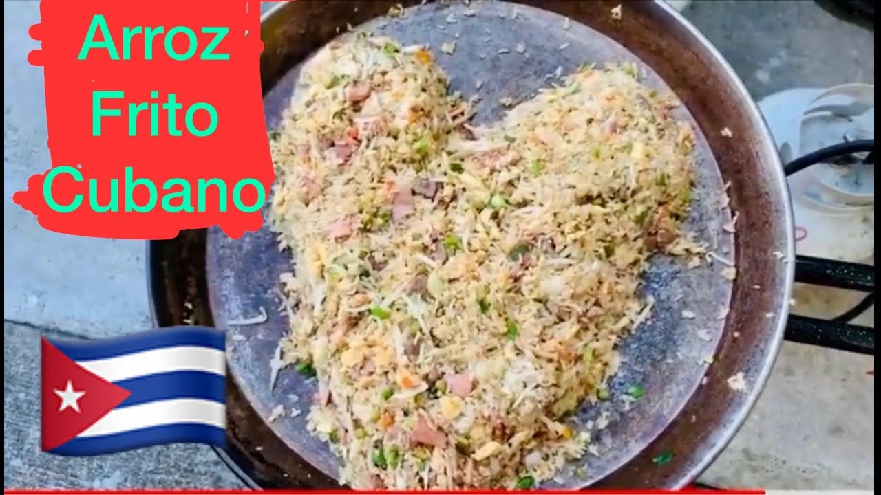Como hacer arroz frito cubano - YouTube