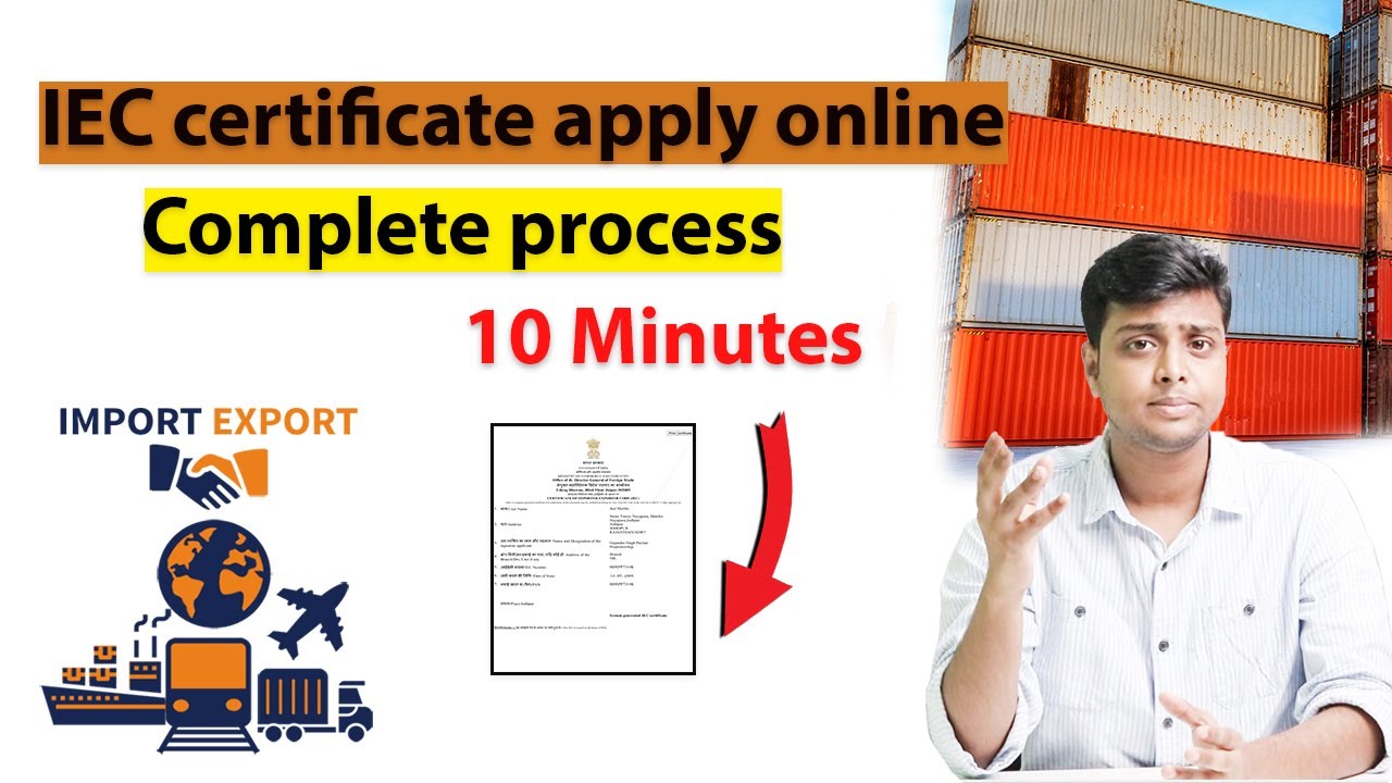 Iec Code Registration In India Import Export Code Apply Online YouTube iec-code-registration-in-india-import-export-code-apply-online-youtube