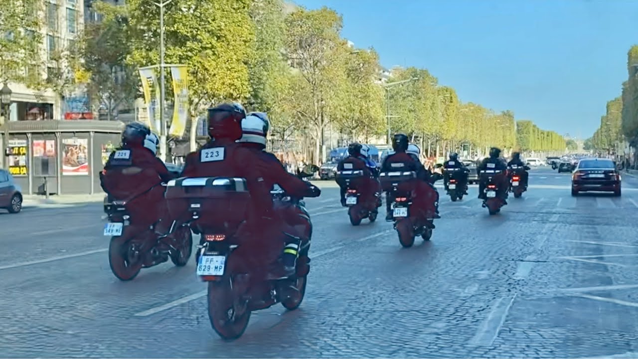 La BRAV-M fait un passage sur les Champs Elysées 17:15 - YouTube