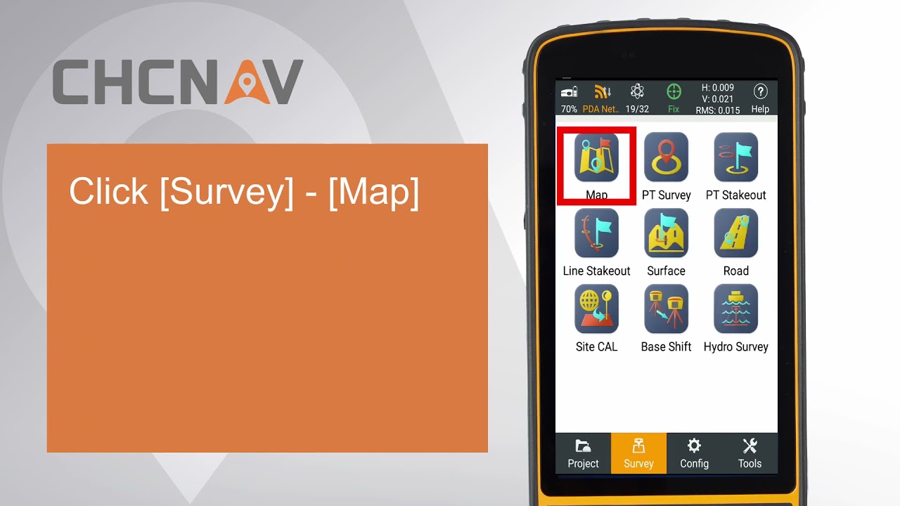 CHC Navigation LandStar 7: Cómo importar DXF - YouTube