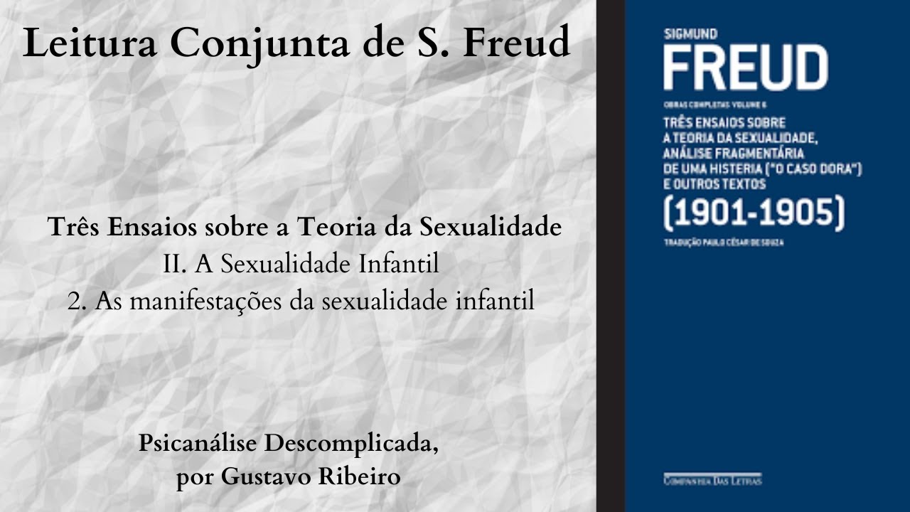 Três Ensaios Sobre A Teoria Da Sexualidade I As Manifestações Da