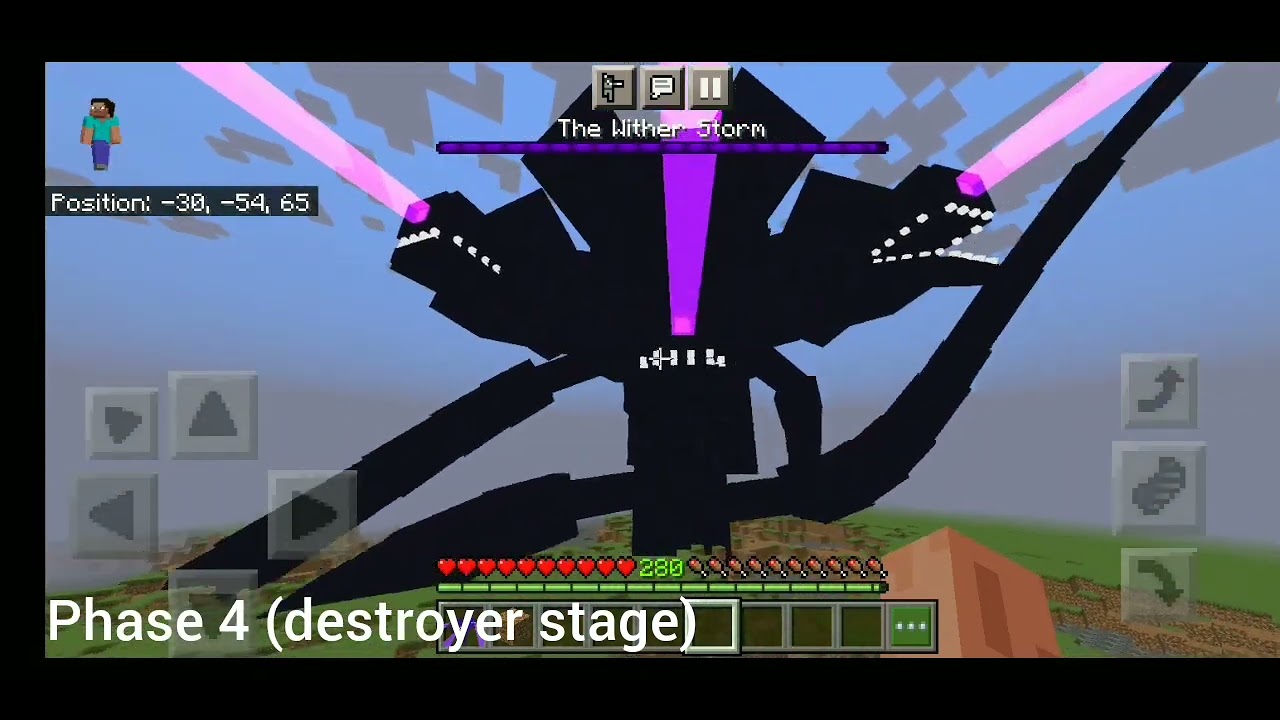 wither storm stages - YouTube