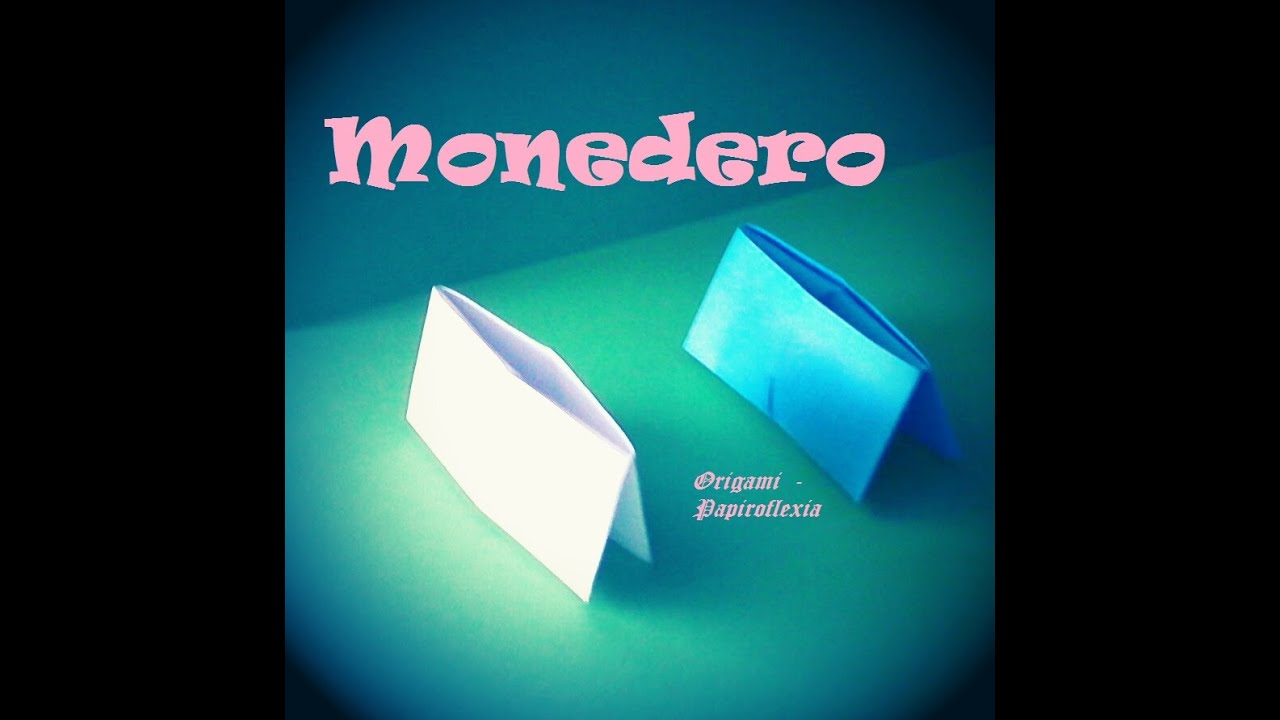 Origami - Papiroflexia. Monedero de papel muy fácil y rápido - YouTube