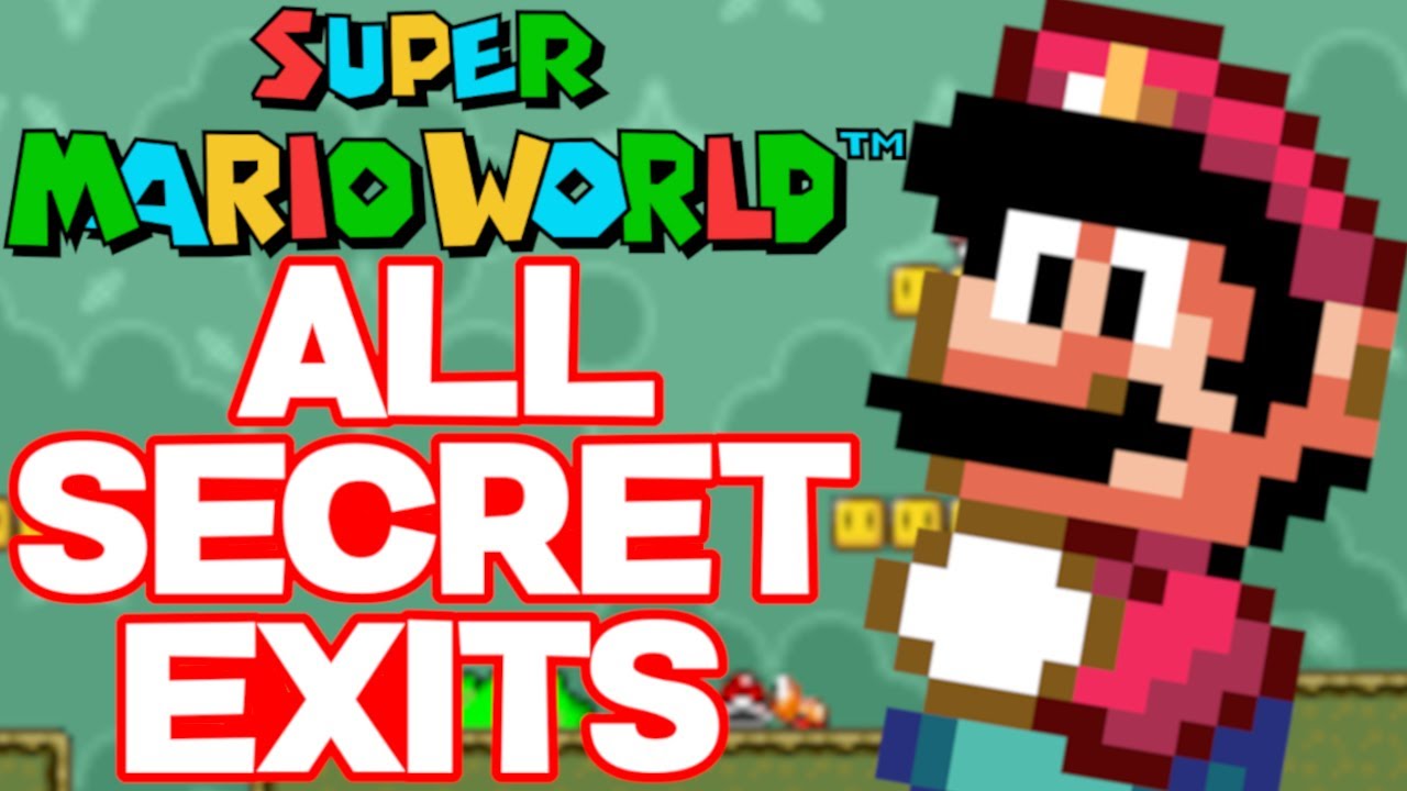 All SECRET EXITS In FOREST OF ILLUSION! | Super Mario World (SNES ...