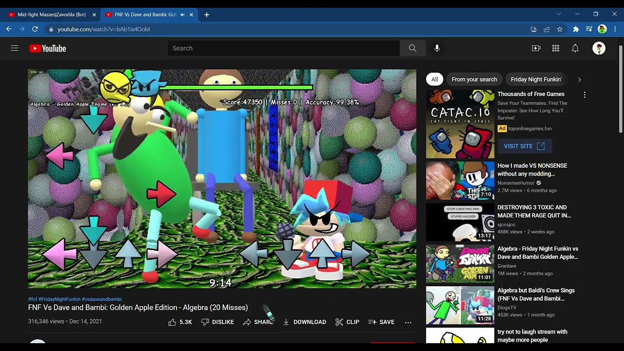 FNF Algebra sounds familiar... - YouTube