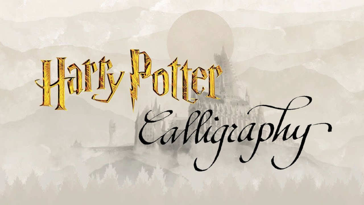 Harry Potter Alphabet A-M by Sofia Gutierrez (Calligraphy) - YouTube