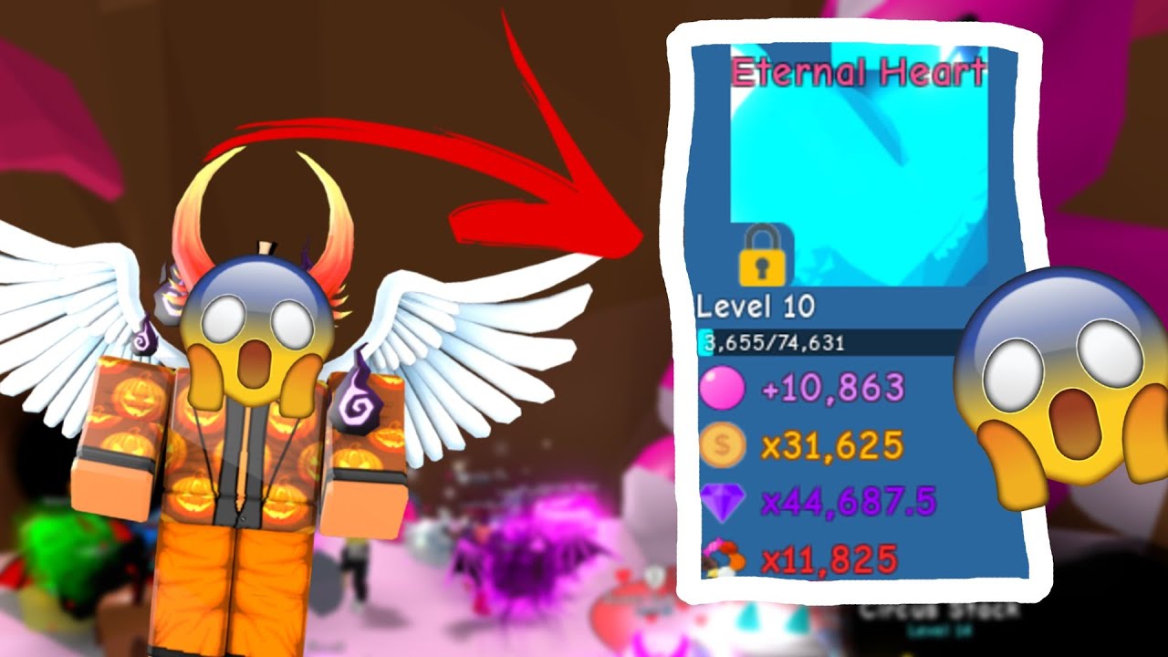 🚨😱USING THE *NEW* ETERNAL HEART IN BUBBLE GUM SIMULATOR!😱 | ROBLOX🚨 ...