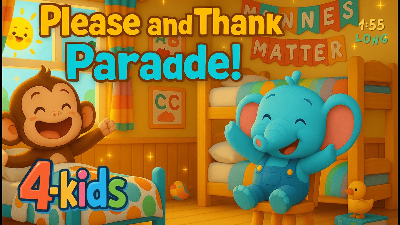 🎶 Welcome to the Please and Thank You Parade! | Kids Song | Nursery ...
