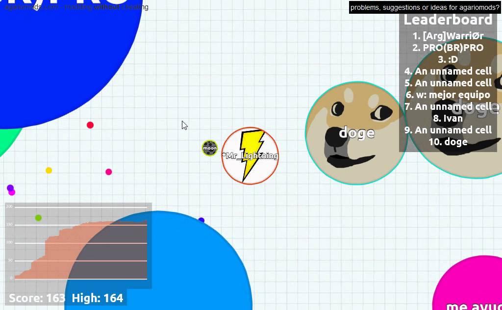 Agar.io #7 AGAR.IO MODS! My OWN SKIN! - YouTube