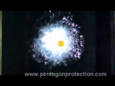 Ballistic window film test - YouTube